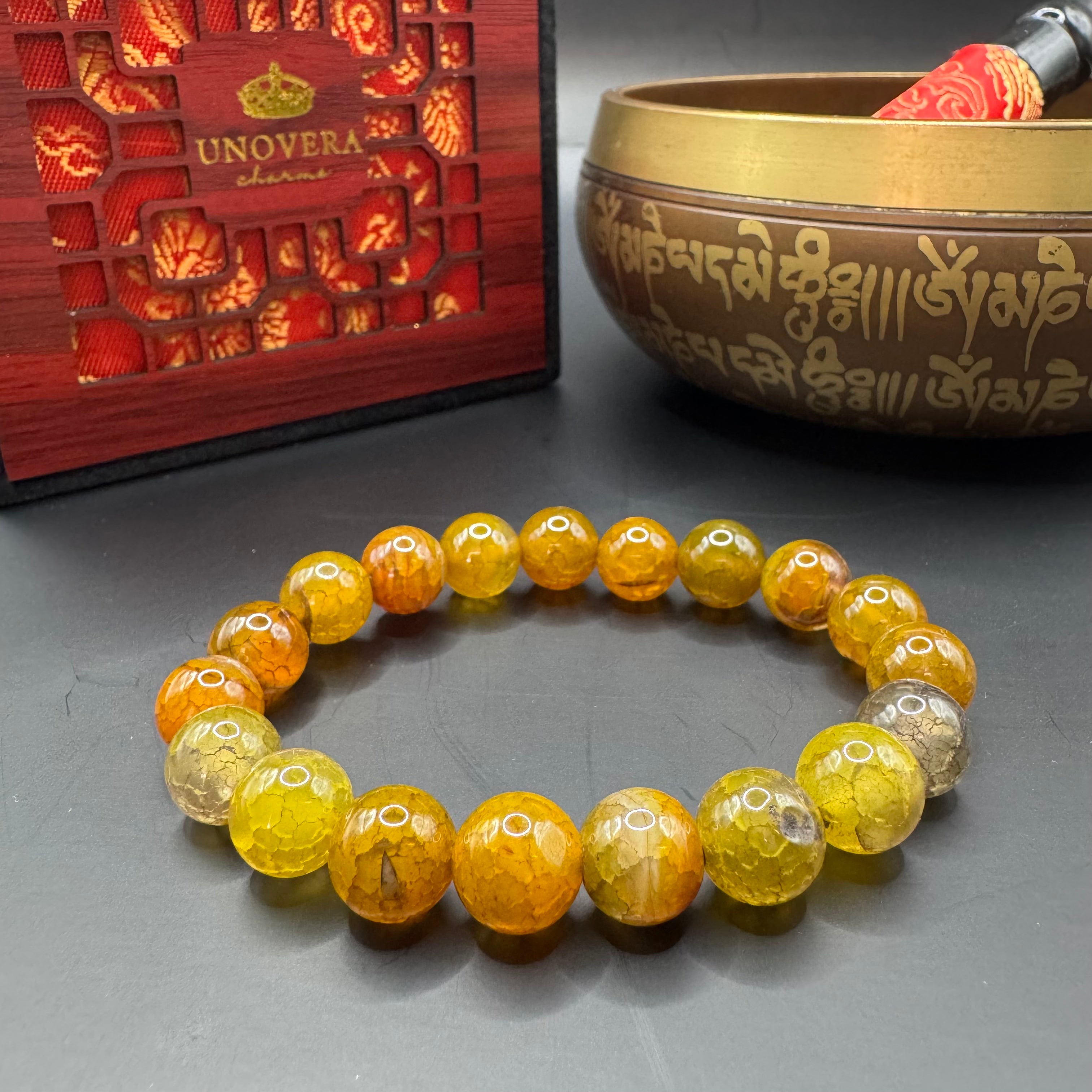 Dragon Scale Agate 10mm for Luck, Positive Energy & Protection ...
