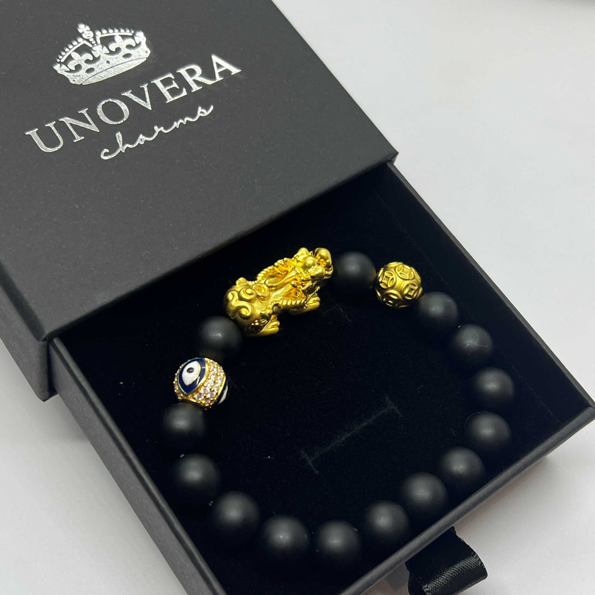 Triple Luck & Protection with Natural Authentic Hongkong Stones ...